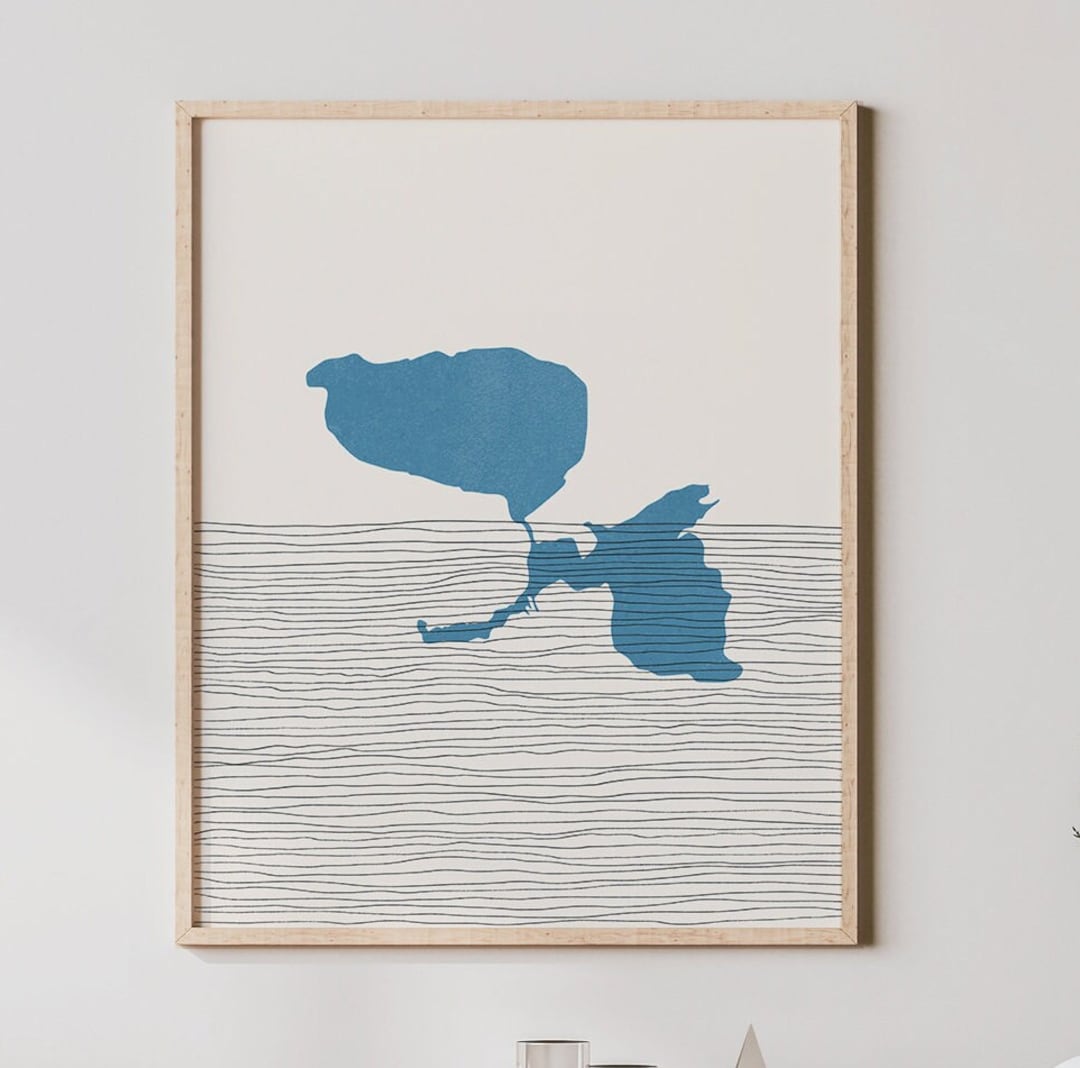 Caroga Lakes Art - Boho Caroga Lakes Print, Caroga Lakes New York Decor ...