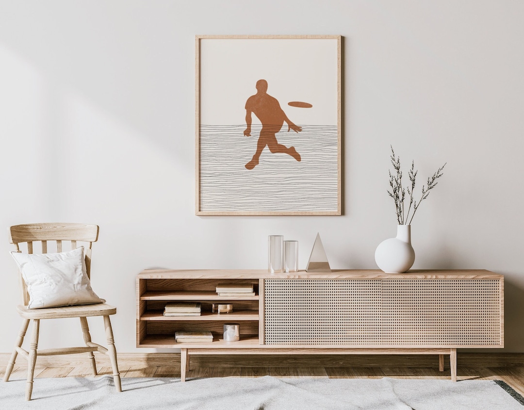 Boho Ultimate Frisbee Art - Ultimate Frisbee Wall Art / Decor ...