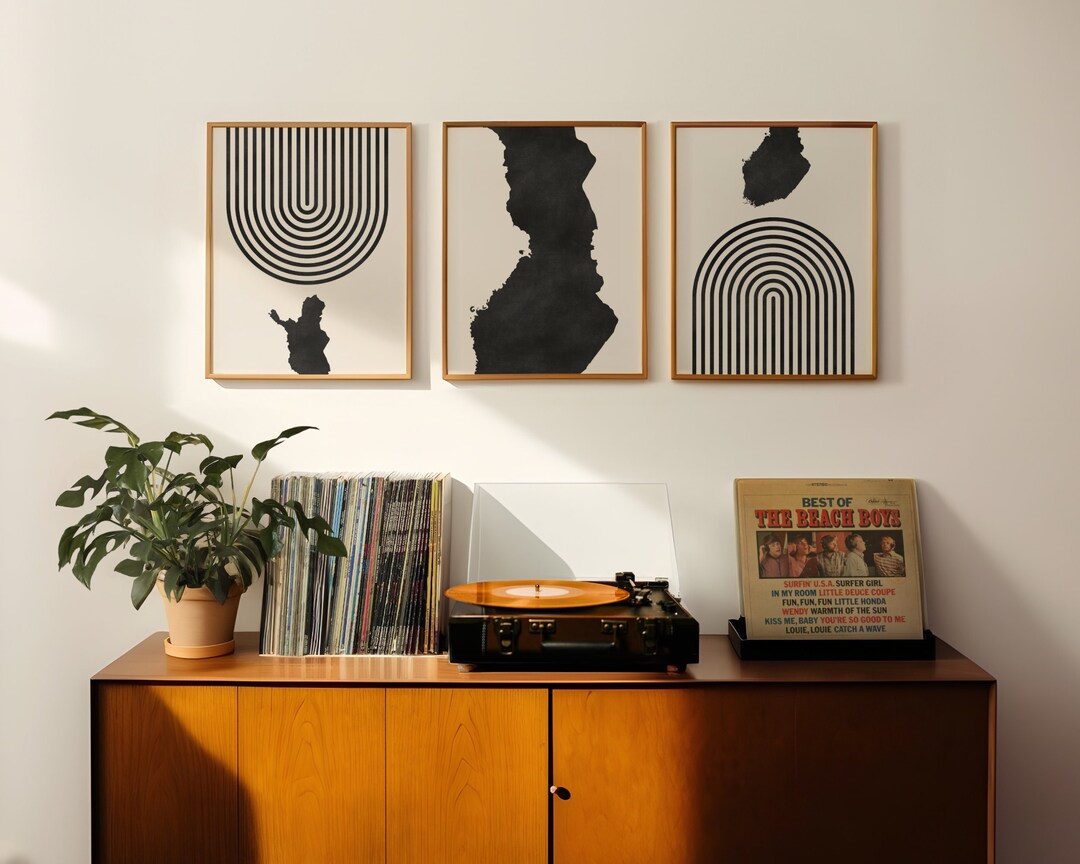 Finland Mid Century Modern Wall Art - Minimalist Finland Wall Art and ...