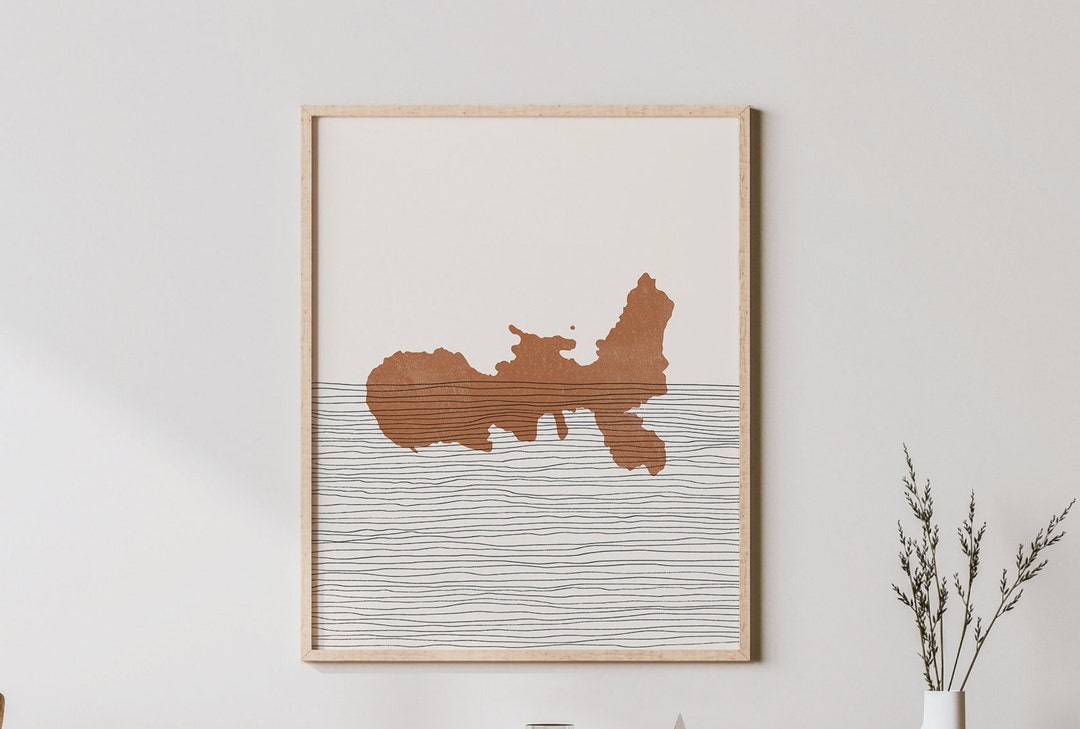 Elba Art Print - Boho Elba Island Wall Art, Elba Italy Travel Poster ...