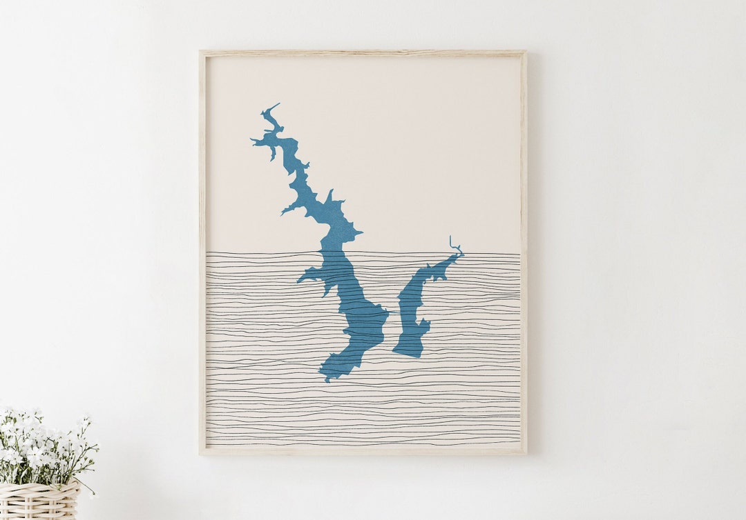 Lake Graham Art - Boho Lake Graham Print, Lake Graham Picture ...