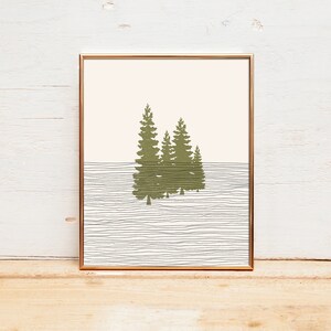 Forest Print - Boho Forest Wall Art / Decor, Forest Nursery Art, Boys ...