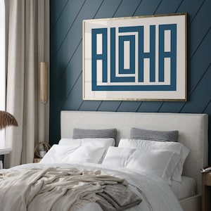 Aloha Wall Art - Hawaii Art Print, Aloha Typography Poster - Coastal ...