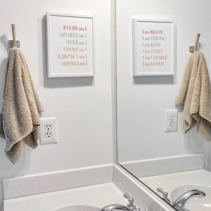 Mirror Art - Affirmation Printable - READ IN MIRROR, Positive ...