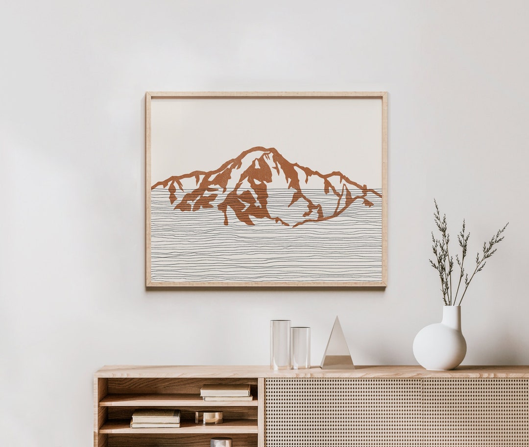 Boho Mont Blanc Art Print - Graian Alps, France / Switzerland - Mont ...