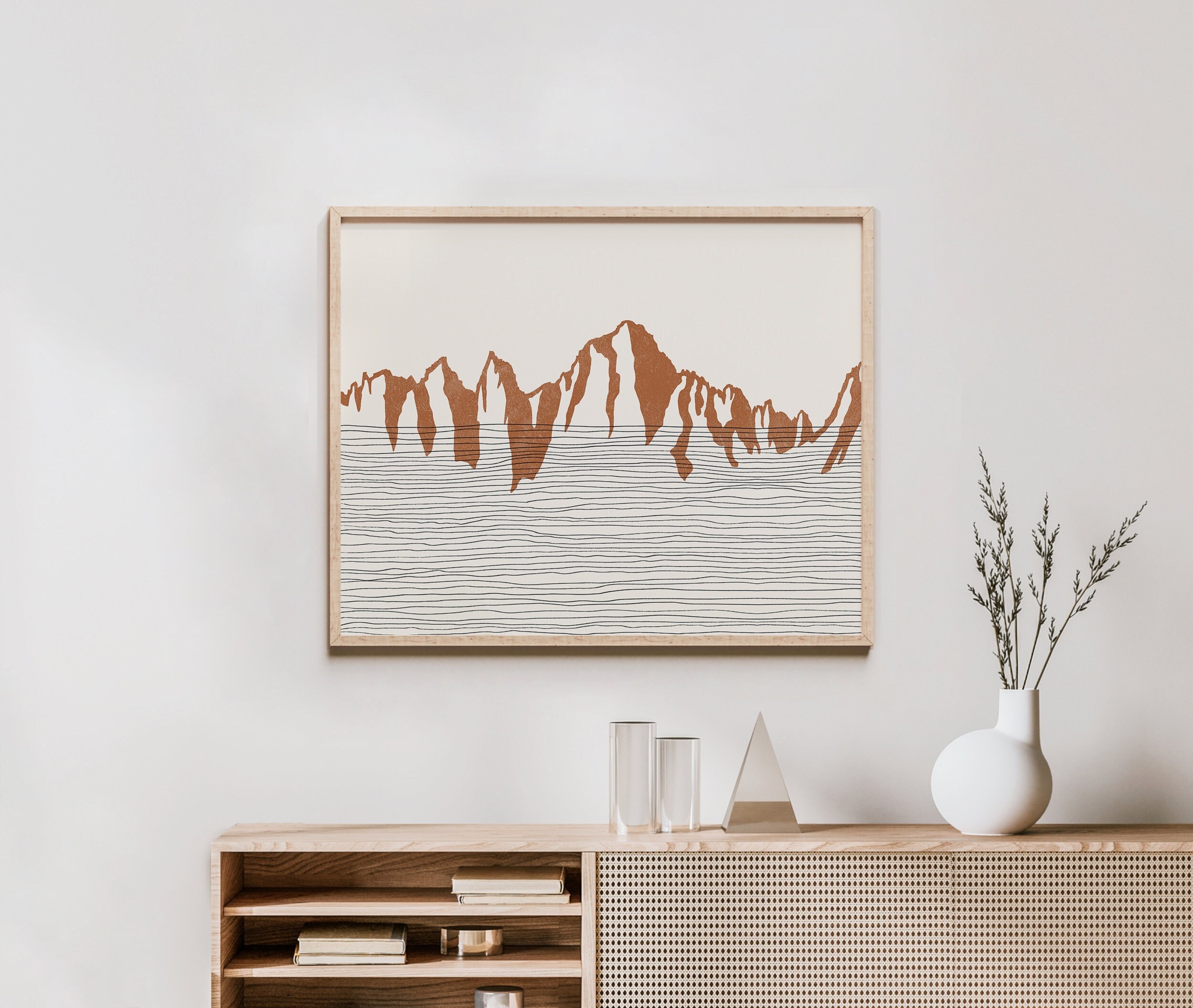 Boho Mount Whitney Art Print Sierra Nevada Range California - Etsy