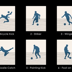 Soccer Art - Soccer Wall Art / Room Decor, Soccer Player Poster, Boys ...