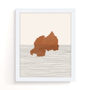 Rwanda Print - Boho Rwanda Wall Art and Decor, Country Travel Poster ...