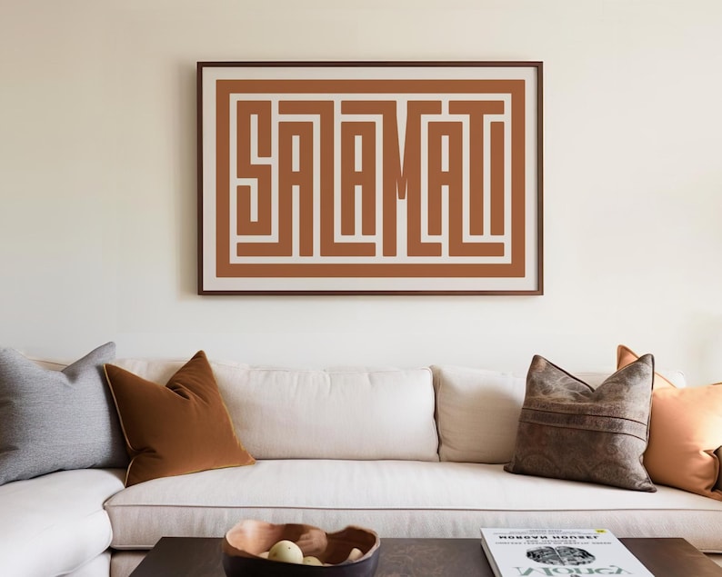 Salamati Print - سلامتی Art - Cheers in Farsi - Custom Typography ...