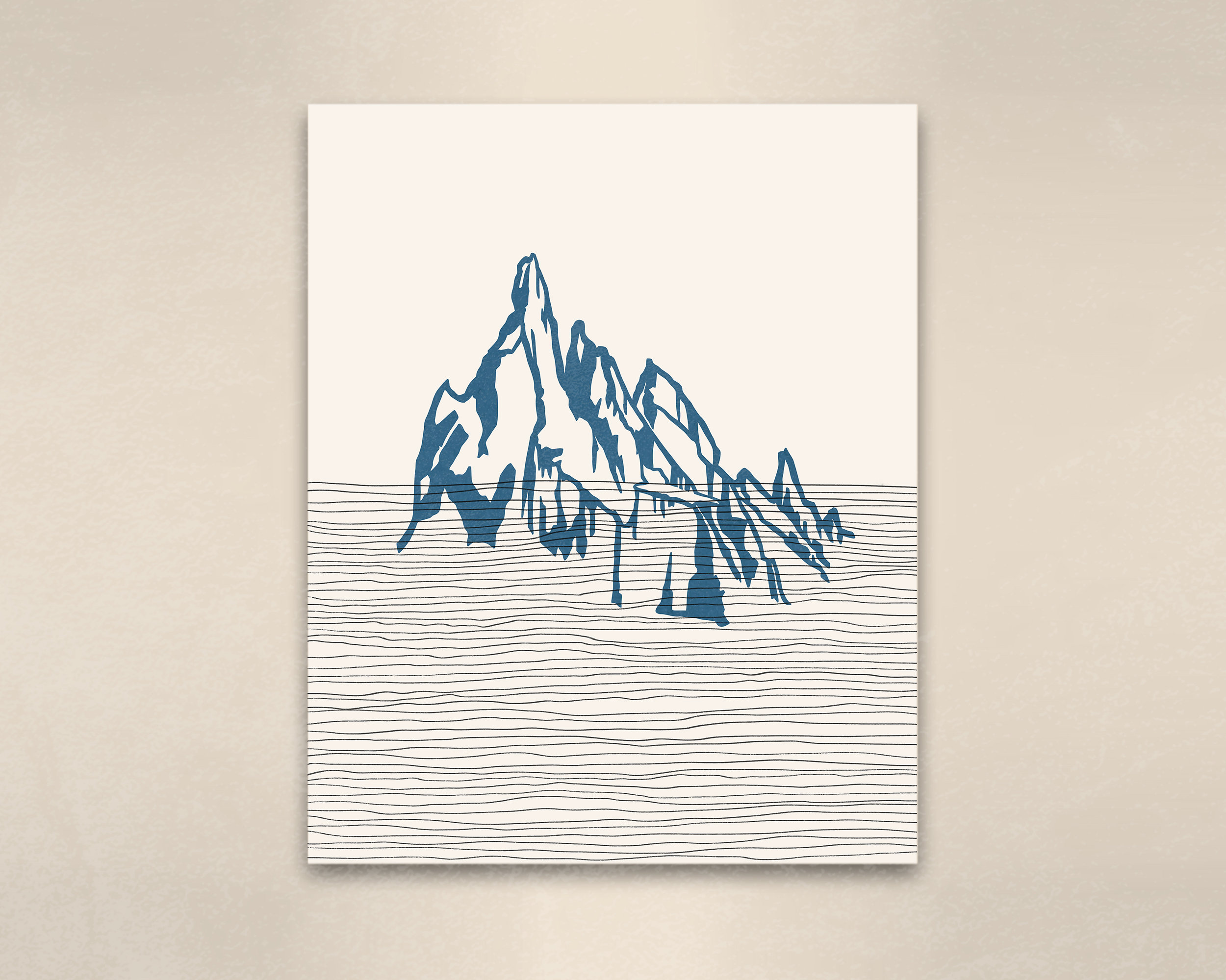 Boho Cerro Torre Patagonia Art Print - Los Glacieres National Park ...