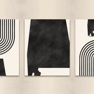 Alabama Mid Century Modern Wall Art - Minimalist Alabama Wall Art and ...