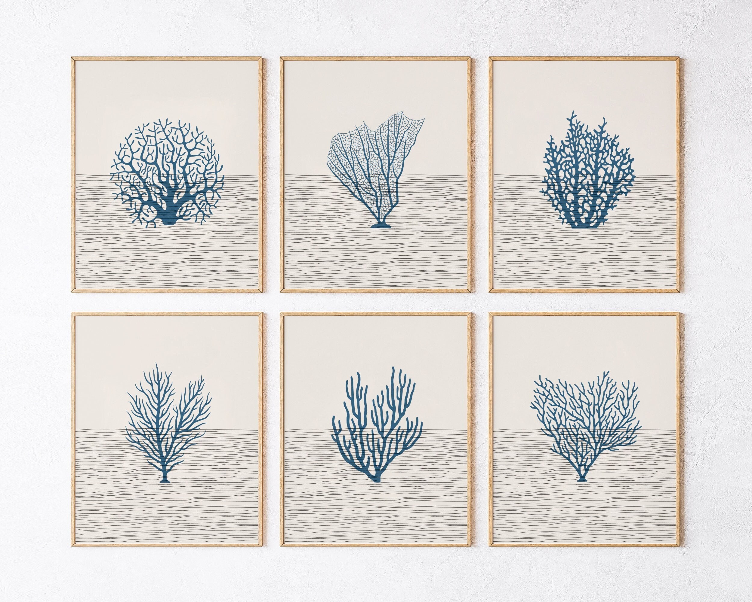 Coral Art - Coastal Wall Art / Room Decor, Coastal Poster, Boho Coral ...