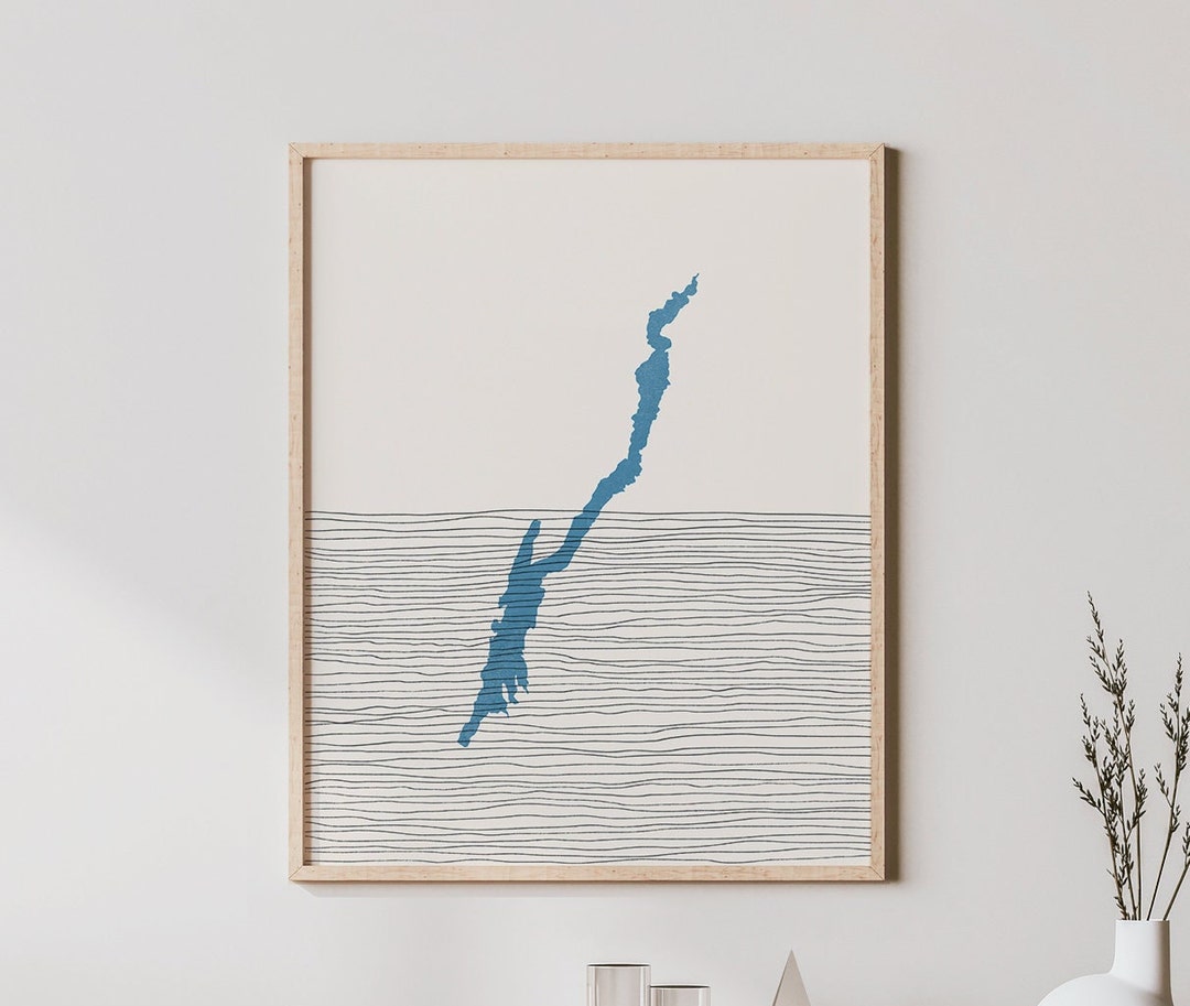 Lake George Art - Boho Lake George Print, Lake George New York Decor ...