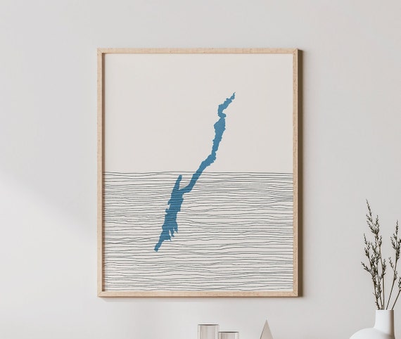 Lake George Art Boho Lake George Print Lake George New York - Etsy
