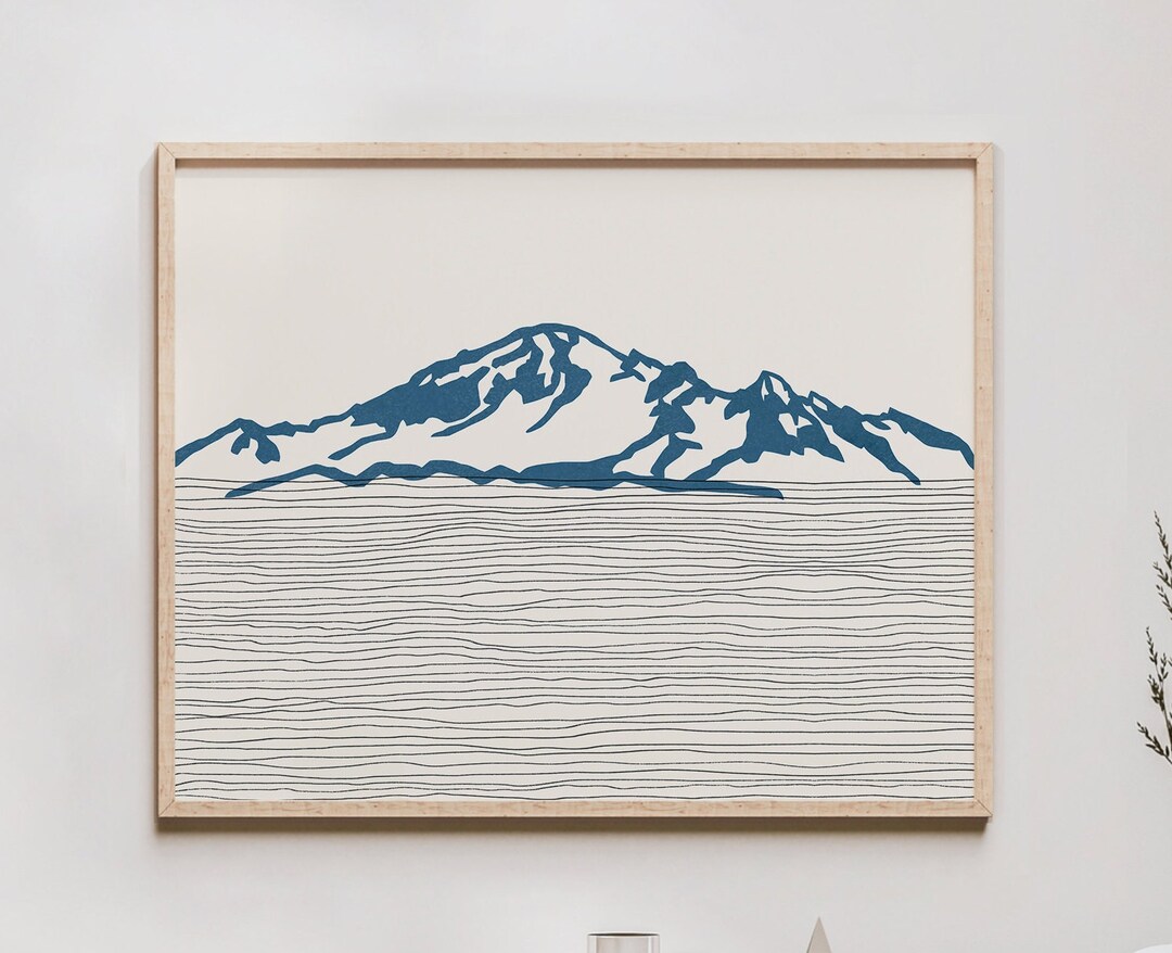 Mount Baker Art Print - Cascade Range , Washington - Mount Baker ...