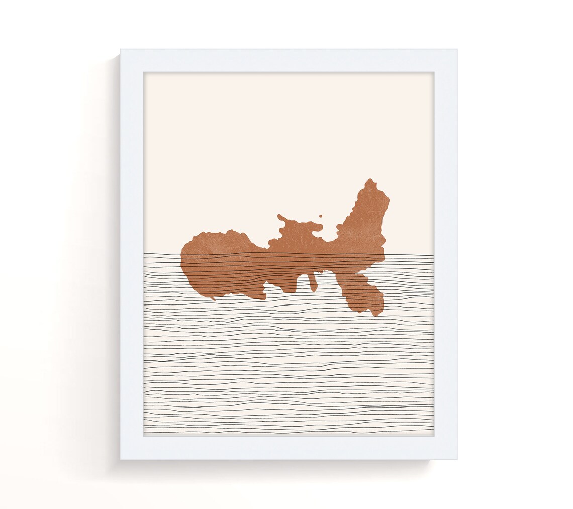 Elba Art Print - Boho Elba Island Wall Art, Elba Italy Travel Poster ...