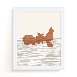 Elba Art Print - Boho Elba Island Wall Art, Elba Italy Travel Poster ...