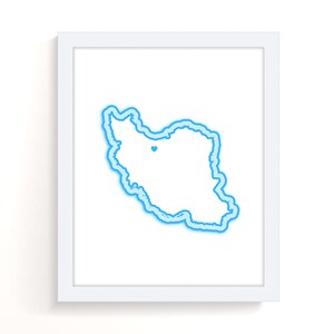 Custom Country Map Print - Pink Custom Map Gift, Map Art, Personalized ...