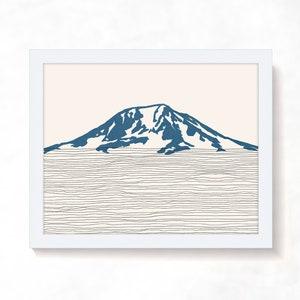 Boho Mount Adams Art Print - Cascade Range , Washington - Mount Adams ...
