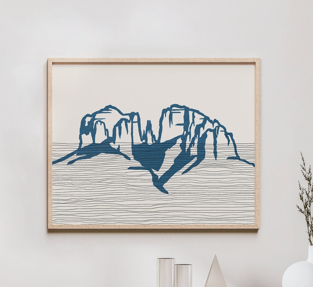 Sedona Art Print - Red Rock State Park, Arizona - Cathedral Rock ...