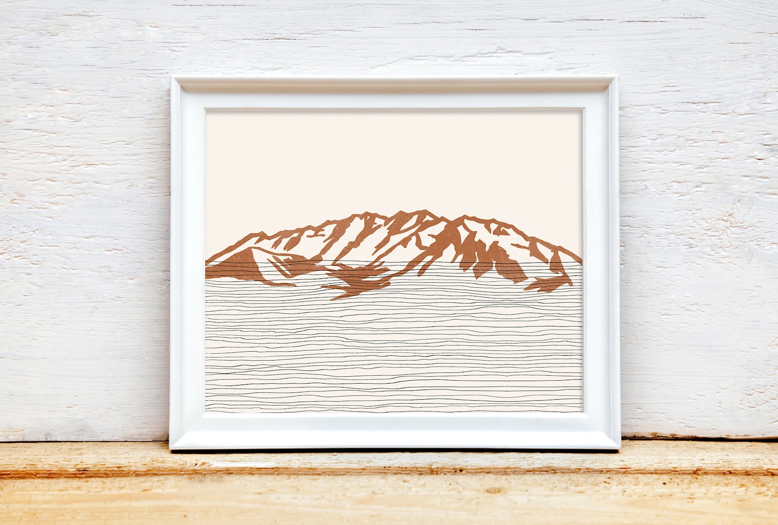 Boho Mount Timpanogos Art Print - Wasatch Mountain Range, Utah - Mount ...