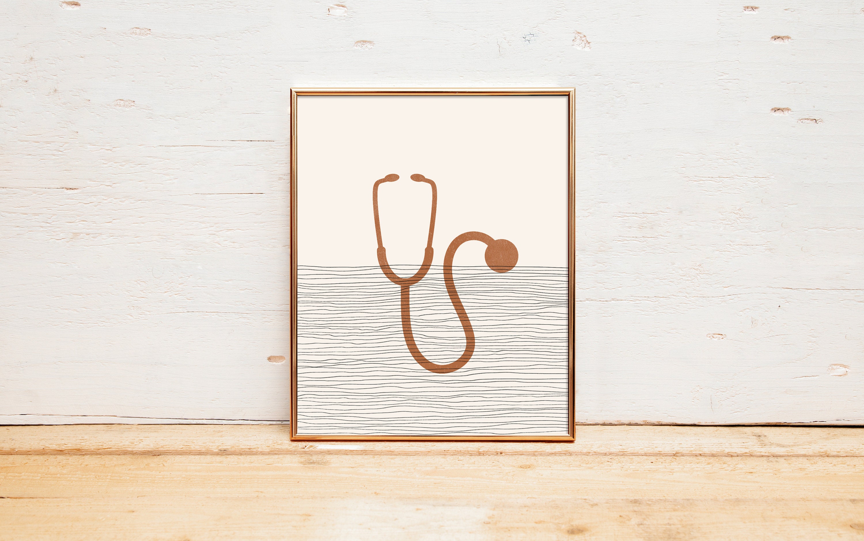 Boho Stethoscope Print Stethoscope Wall Art / Decor - Etsy