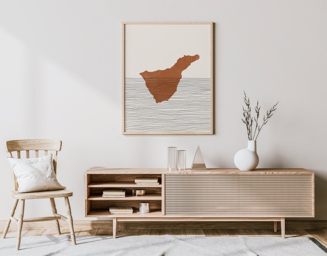 Tenerife Art Print - Boho Tenerife Island Wall Art, Tenerife Spain ...