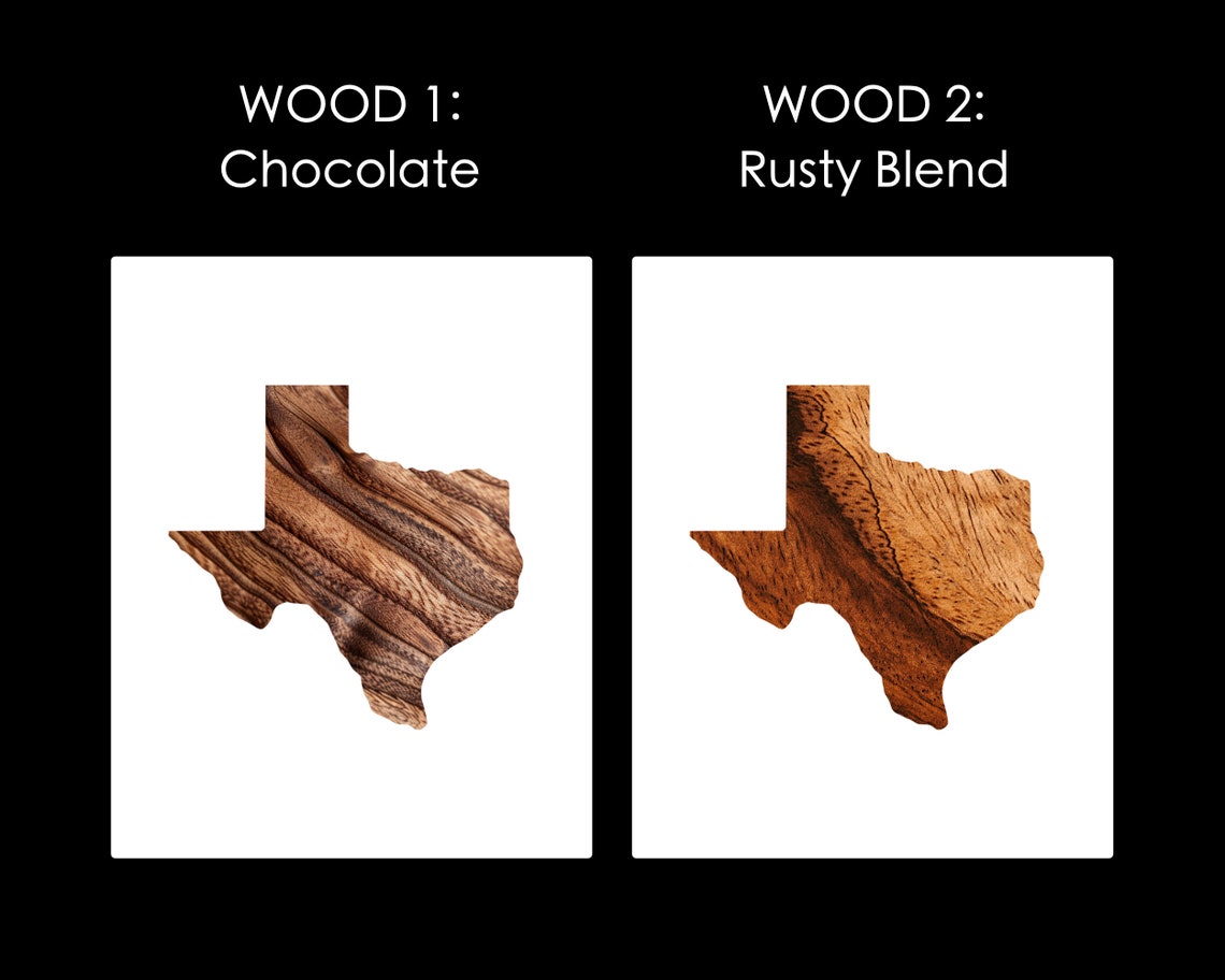 Map of Texas W/ Wood Grain Overlay - Texas Art Print, Texas Map - Texas ...