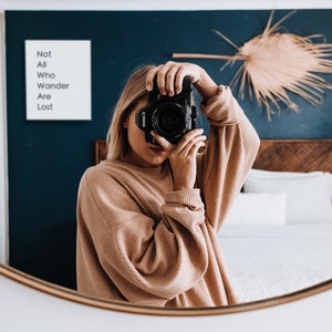 Custom Reflection Print - Personalize Your Own Message - Unique Gift ...