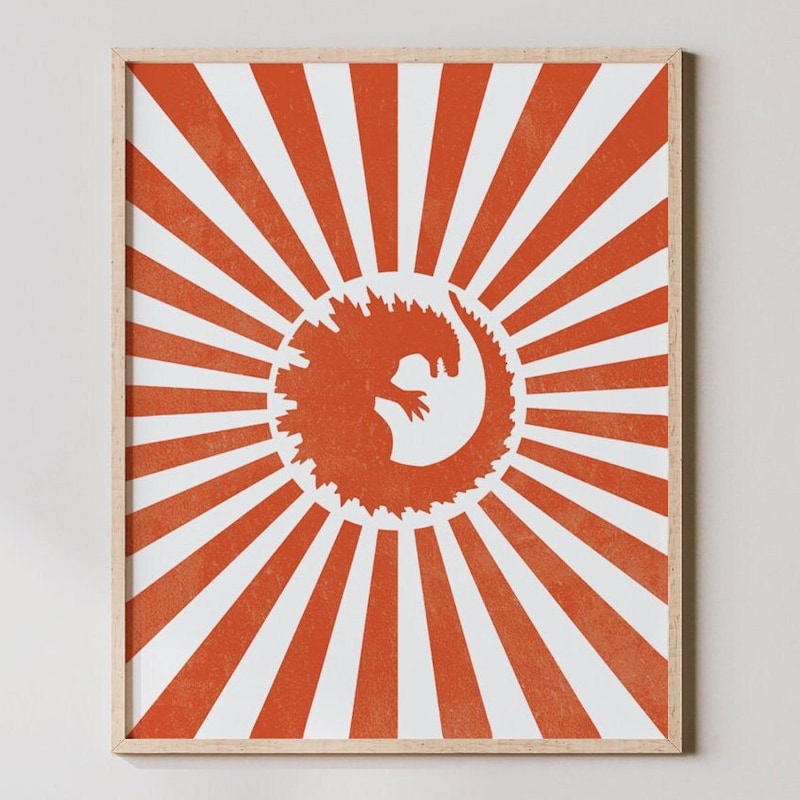Godzilla Outline - Etsy