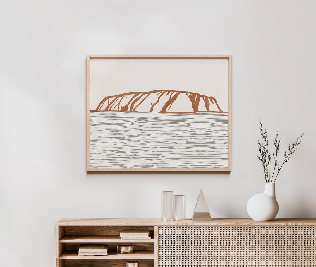 Boho Uluru Art Print - Uluru-kata Tjuta National Park, Australia ...
