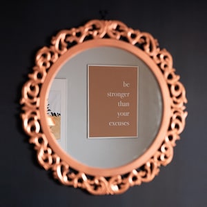 Custom Reflection Print - Personalize Your Own Message - Unique Gift ...