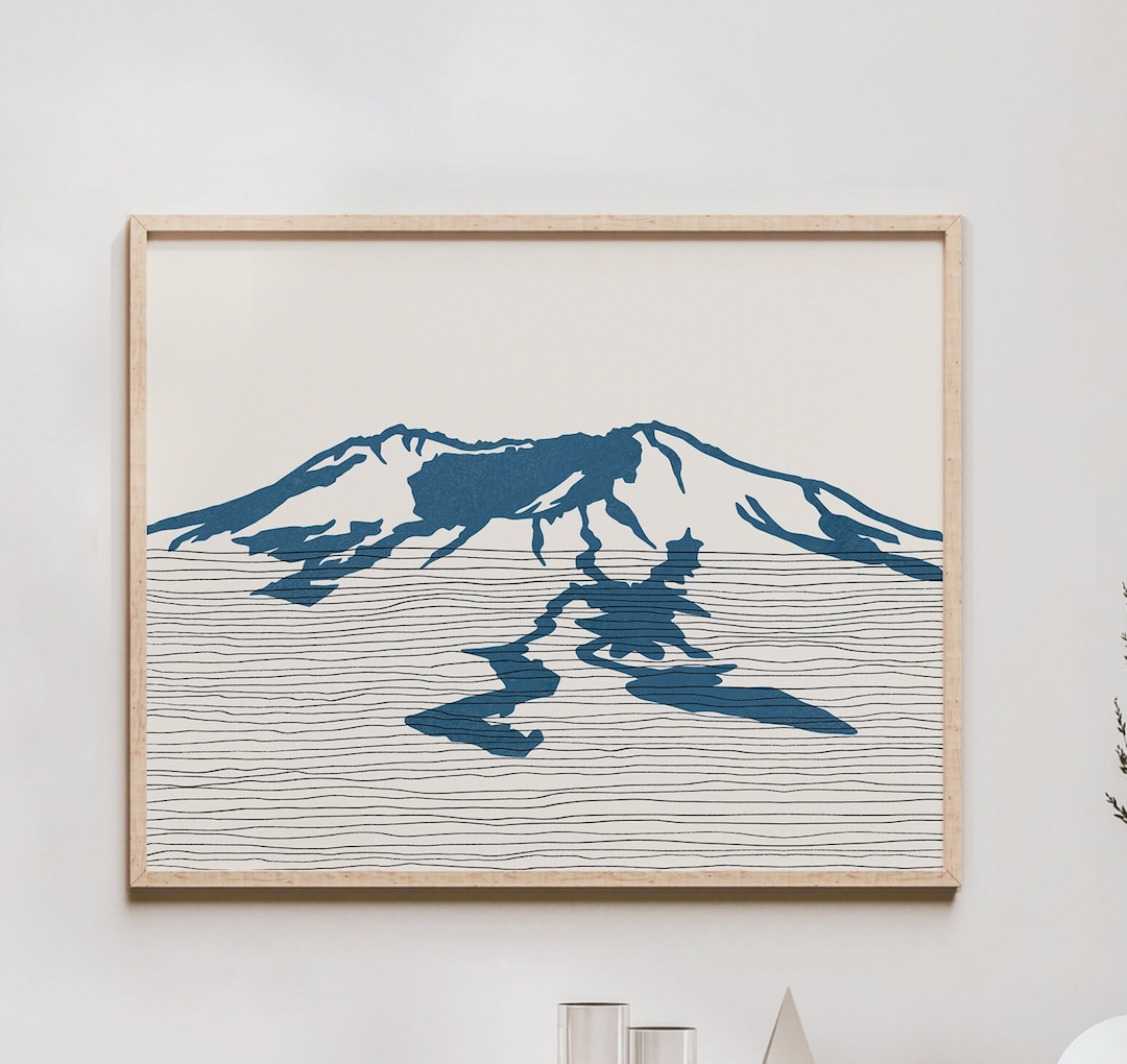 Mount St Helens Art Print - Volcano, Washington - Mount St Helens ...