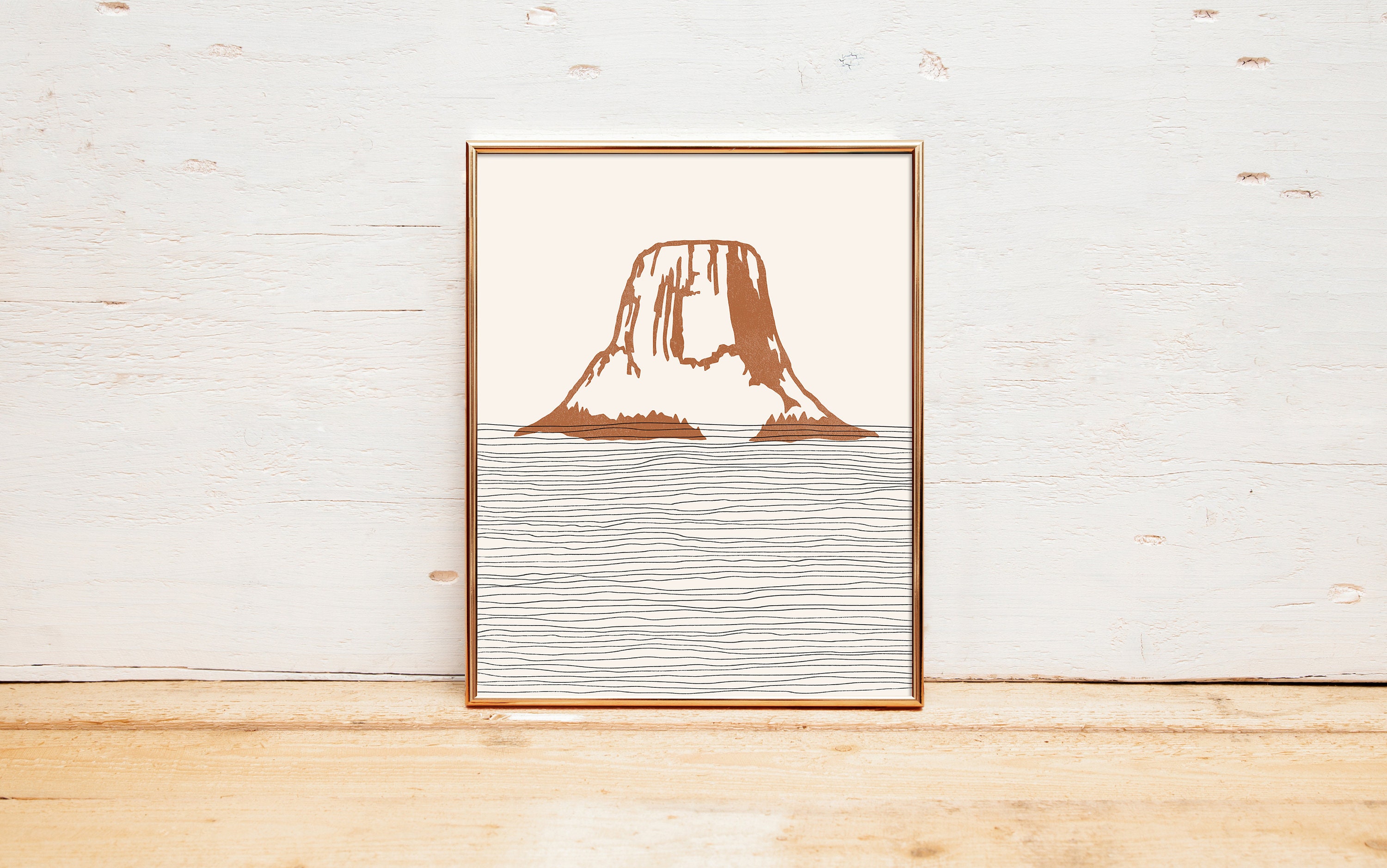 Devils Tower Art Print - Devil's Tower National Monument, Wyoming ...