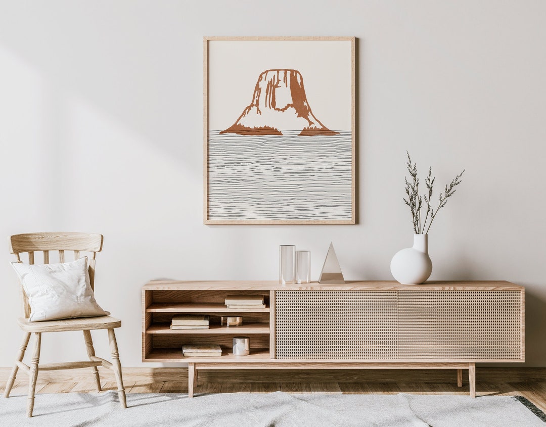 Boho Devils Tower Art Print - Devil's Tower National Monument, Wyoming ...