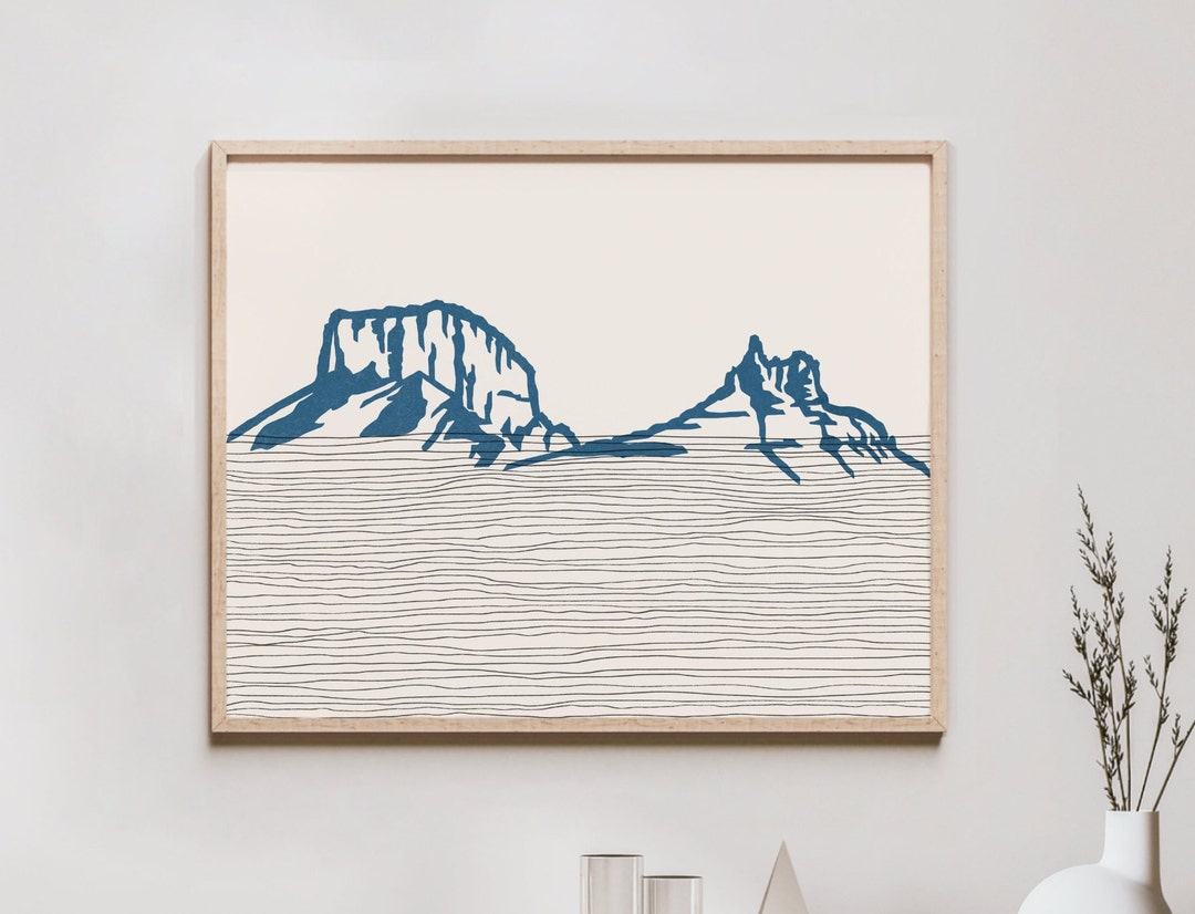 Yavapai Vista Art Print - Sedona, Arizona - Coconino National Forest ...