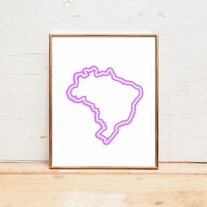 Custom Country Map Print - Pink Custom Map Gift, Map Art, Personalized ...