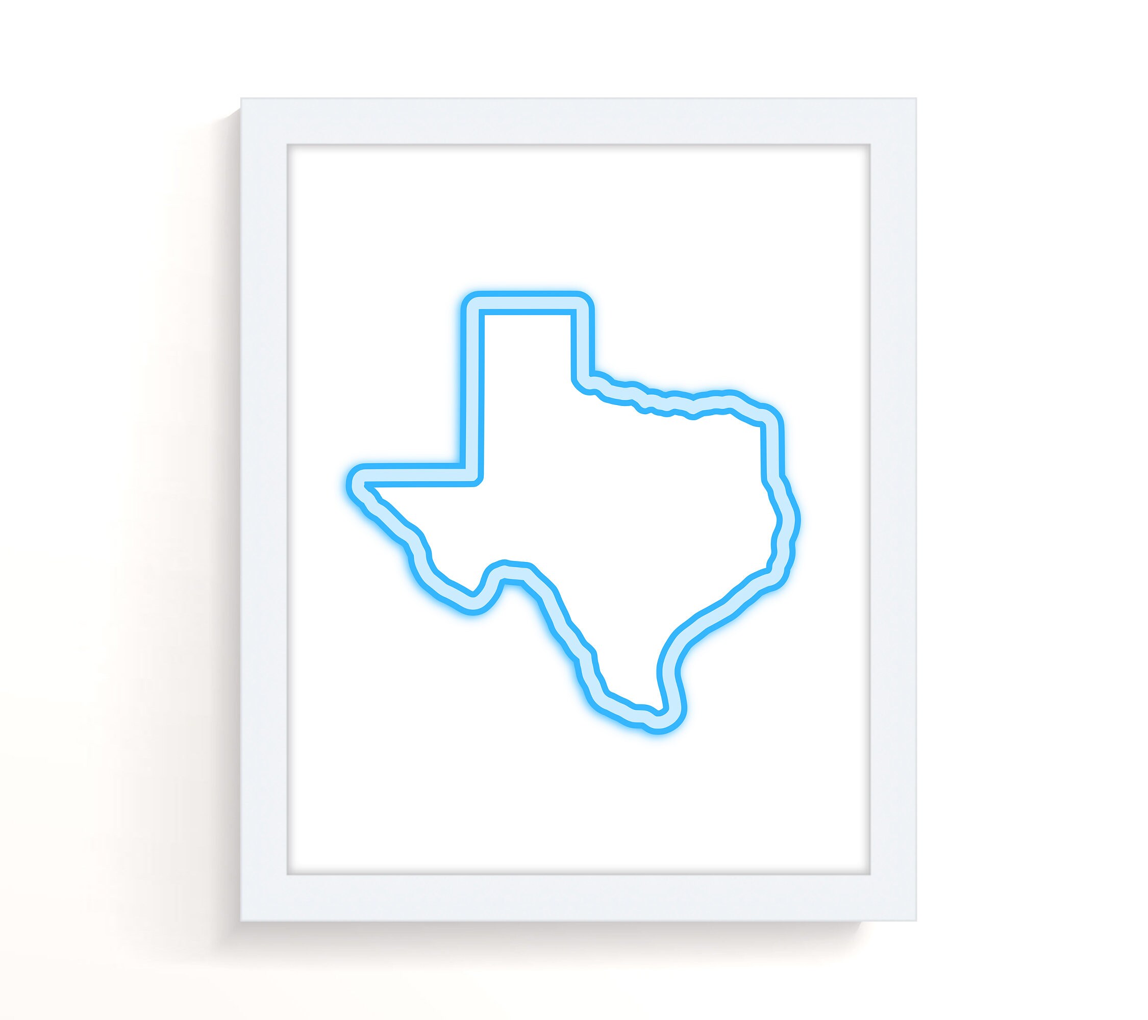 Pink Texas Art - Bright Pink Map of Texas, Wall Decor, Texan Poster ...