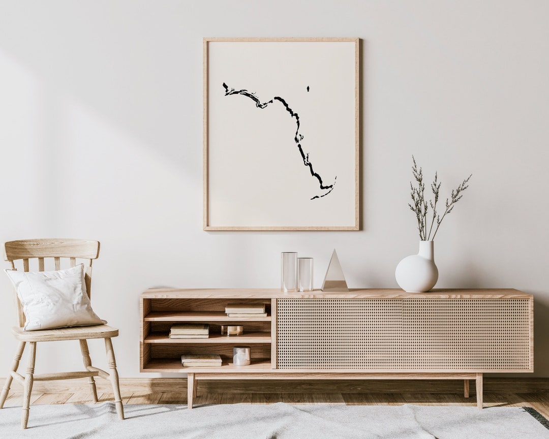 Minimalist Florida Art - Modern Floridian Wall Art / Poster, Florida ...