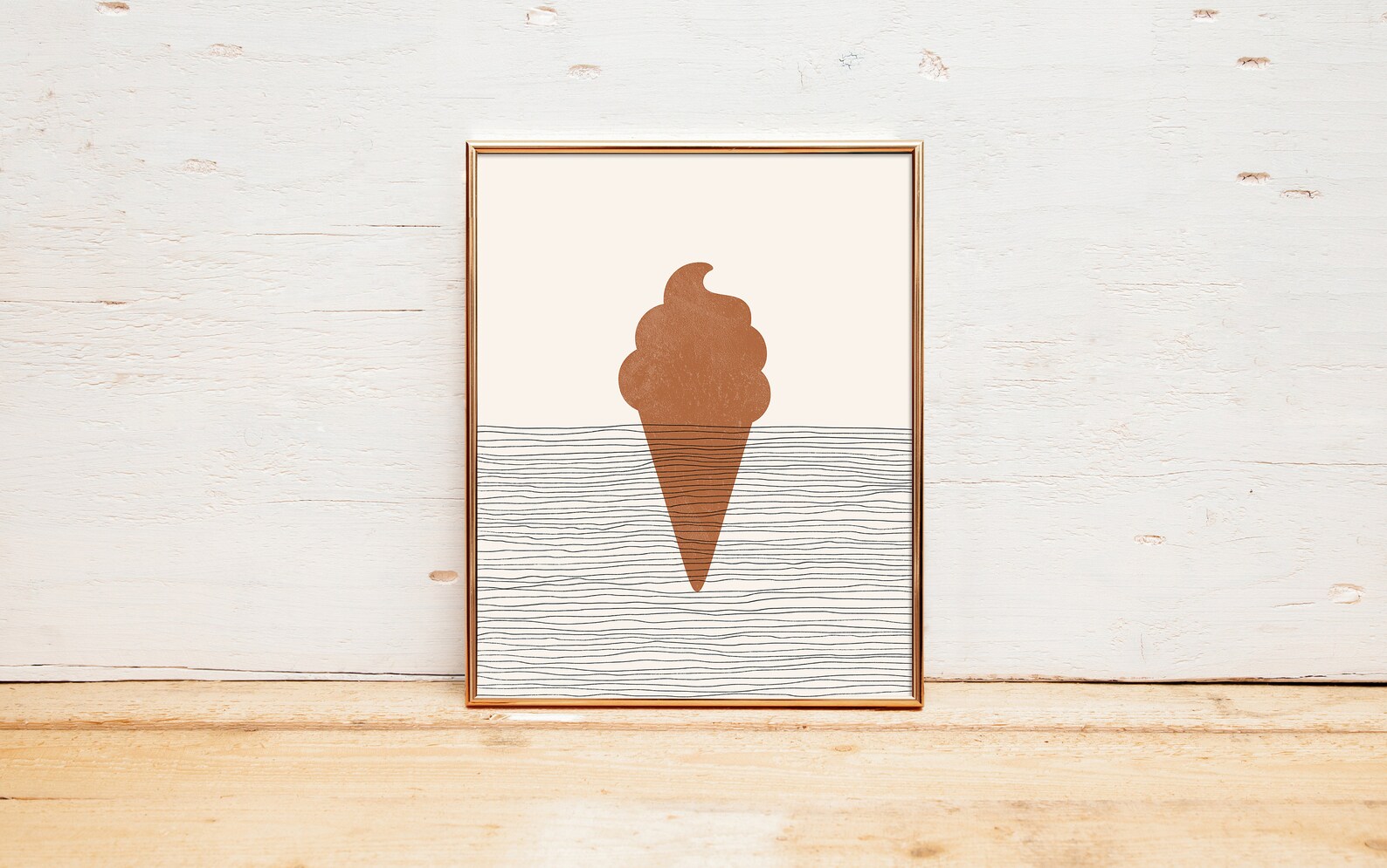 Boho Ice Cream Print Ice Cream Cone Wall Art / Decor - Etsy