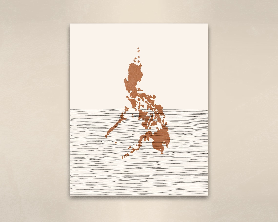 Philippines Print - Boho Philippines Wall Art and Decor, Country Travel ...