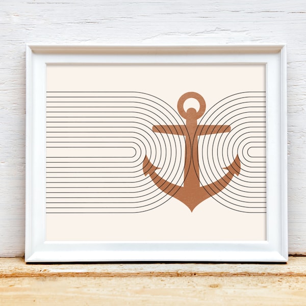 Anchor Print - Etsy