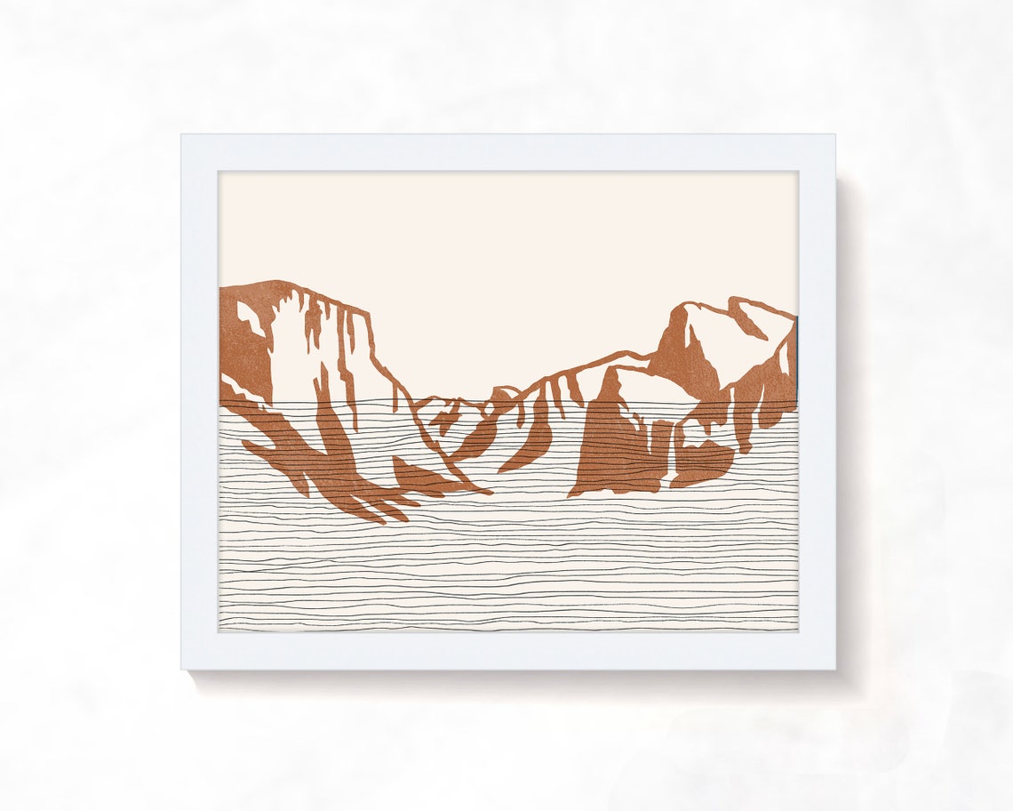 Yosemite Valley Art Print - Yosemite National Park, California ...