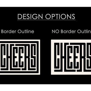 Cheers Print - Bar Cart / Cocktail Poster, Bar Wall Decor, Cheers Art ...