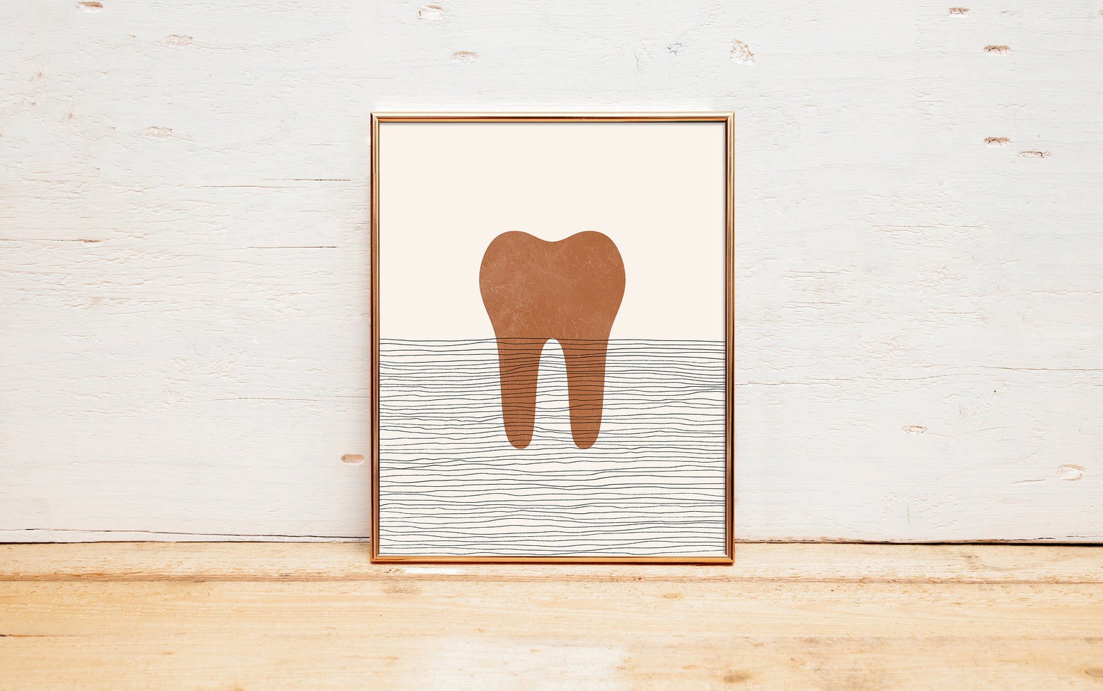 Boho Tooth Print Tooth Wall Art / Decor Minimalist Poster - Etsy