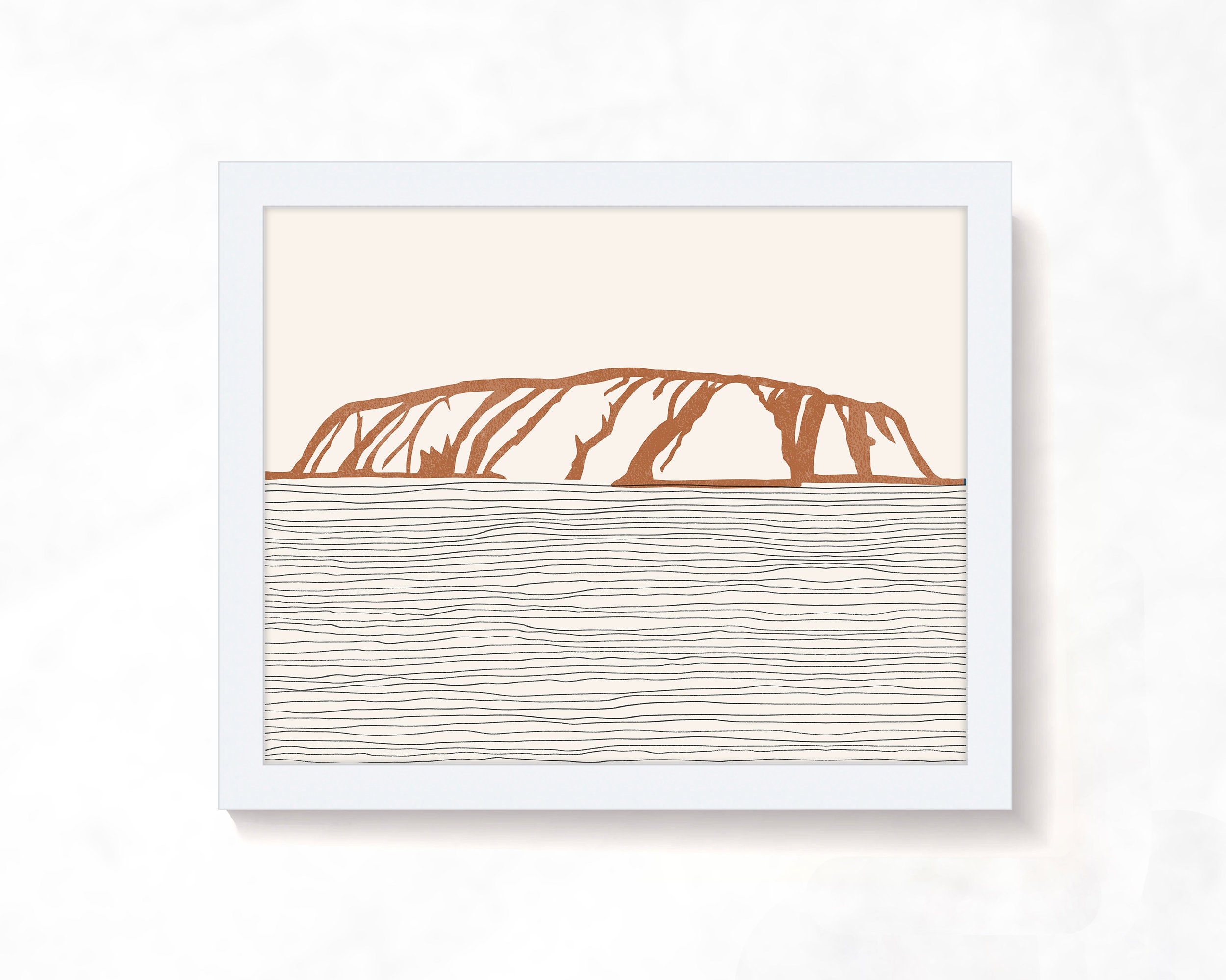 Boho Uluru Art Print - Uluru-kata Tjuta National Park, Australia ...