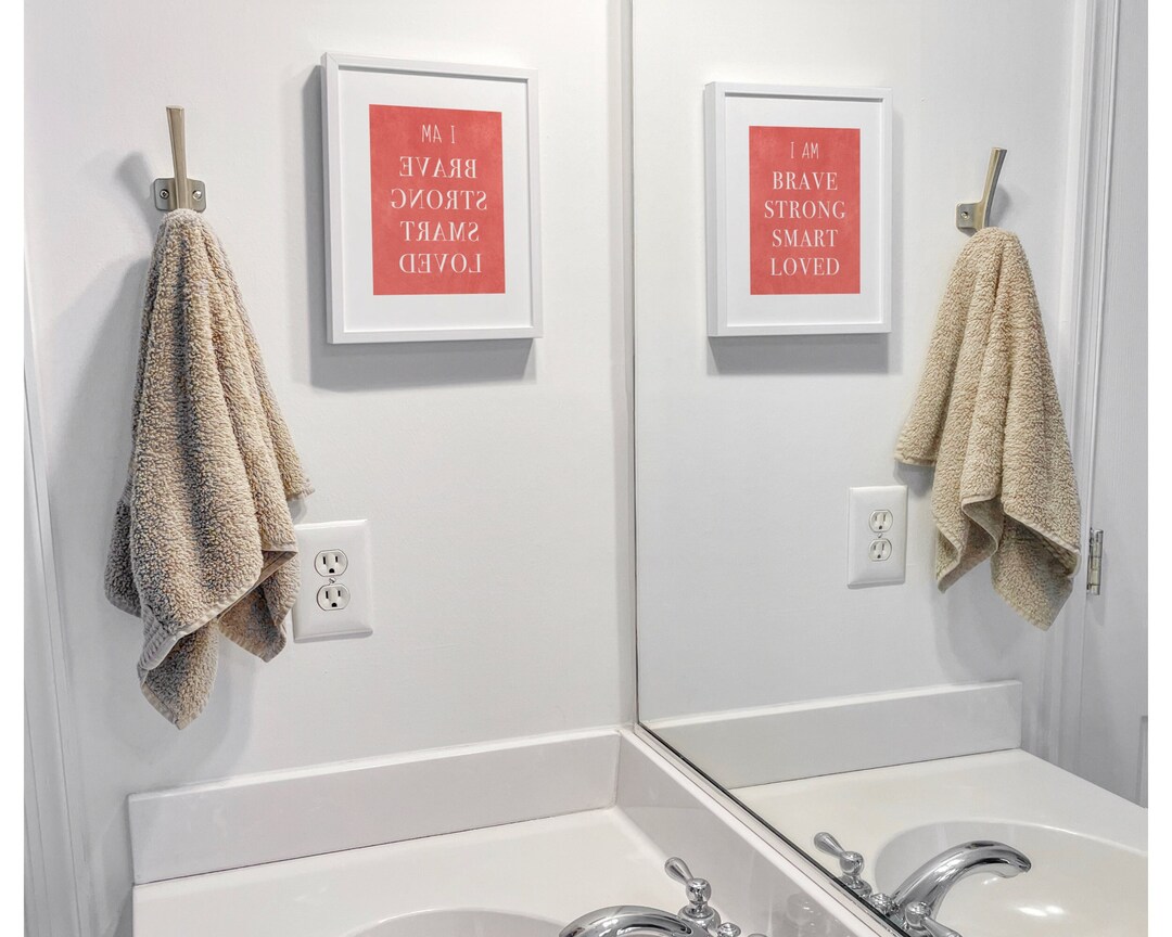 Mirror Art - Affirmation Poster - READABLE IN MIRROR, Positive ...