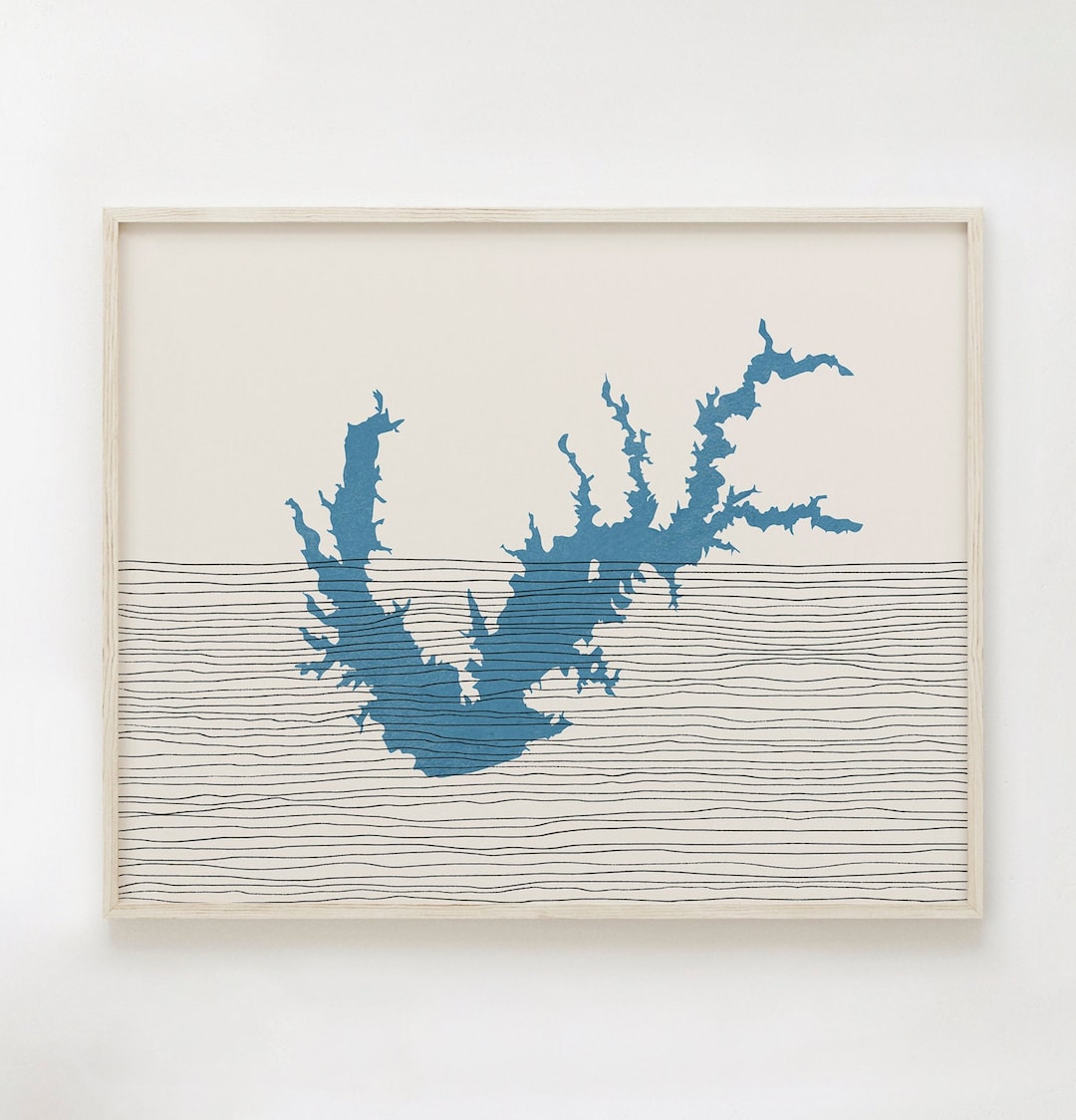 Lake Ray Roberts Art - Boho Lake Ray Roberts Print, Lake Ray Roberts ...