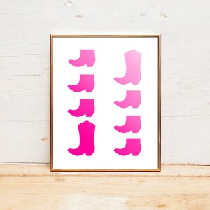Preppy Wall Art - Austin Texas Art, Preppy Room Decor, Pink Preppy ...