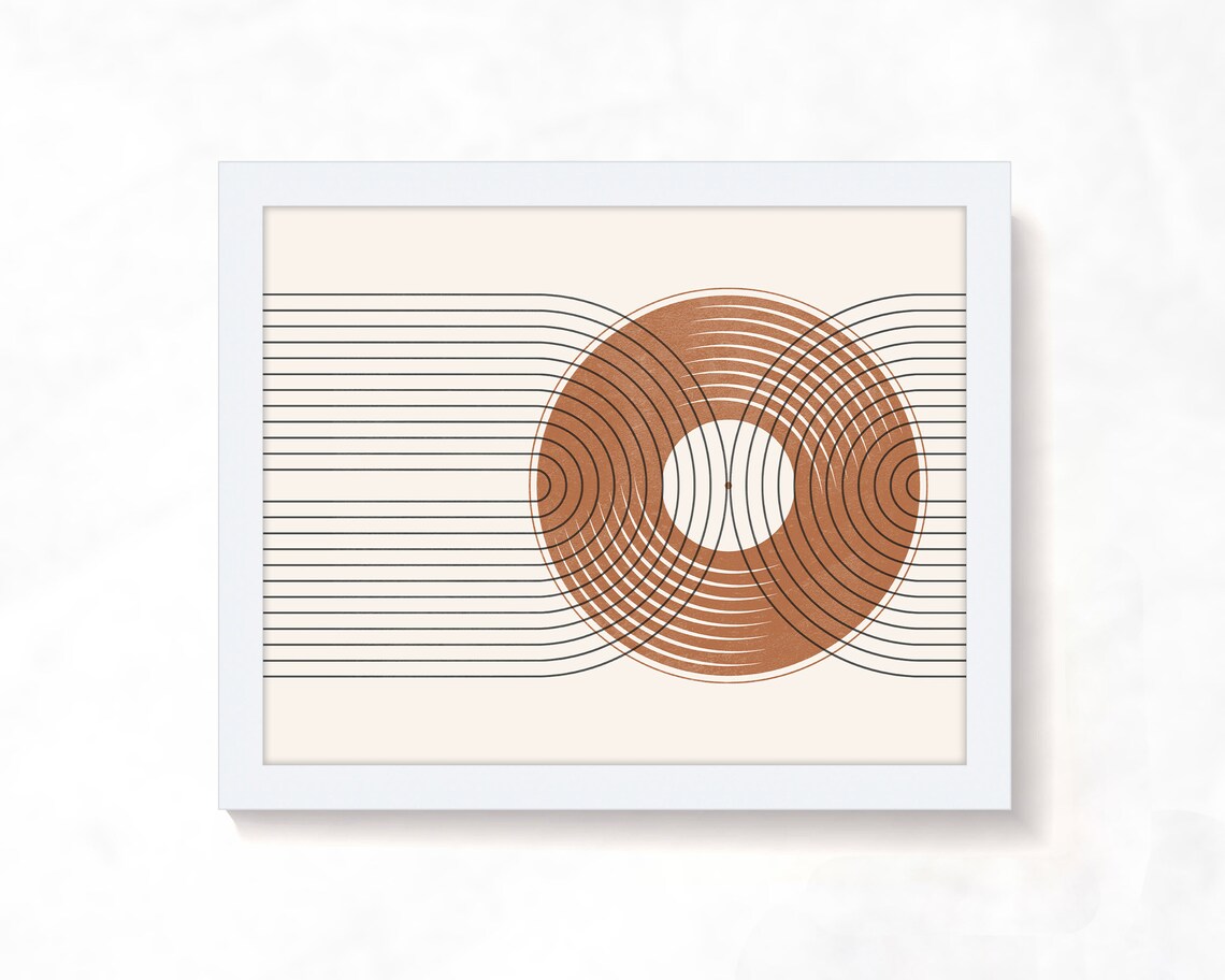 Vinyl Print Mid Century Modern Vinyl Design Vinyl Poster - Etsy